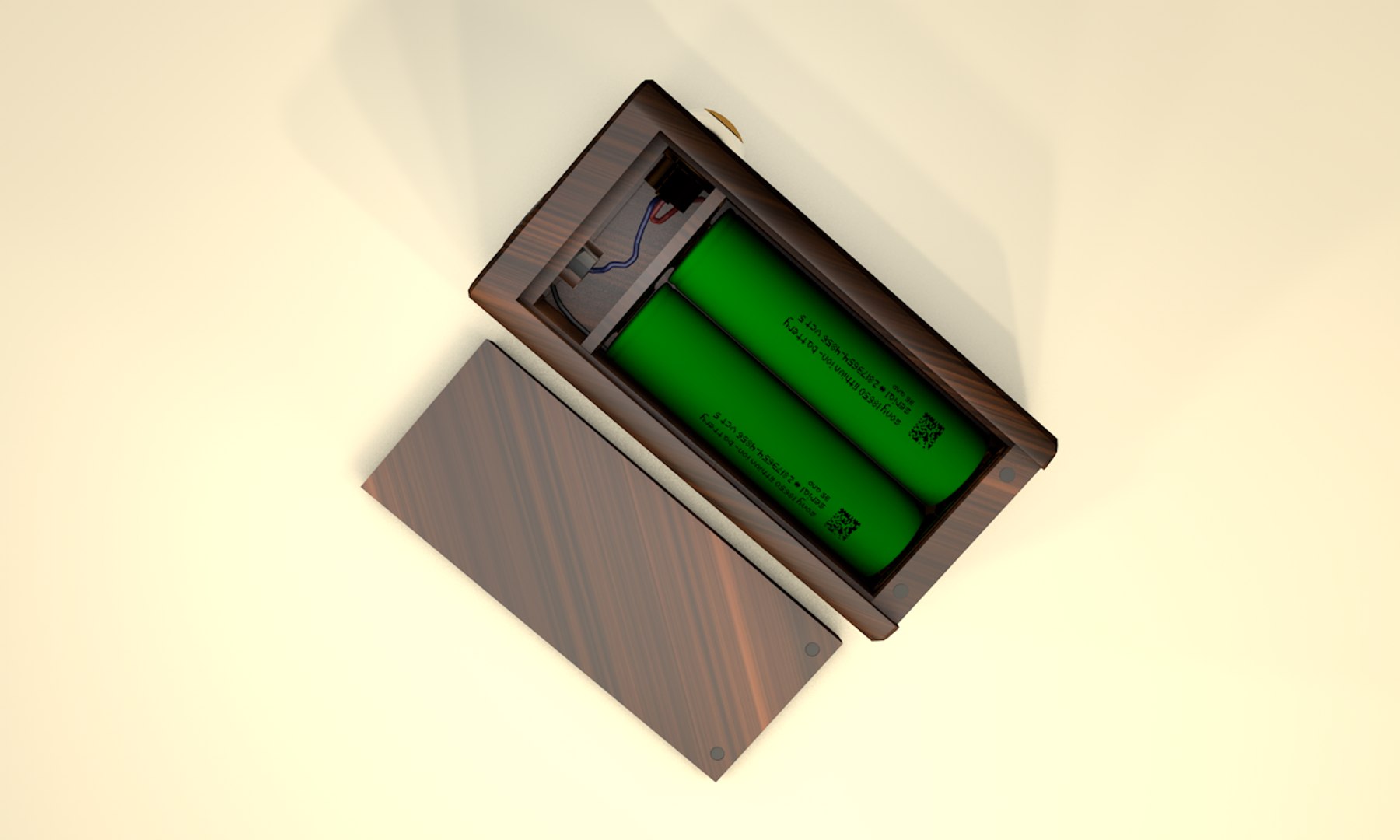 3d model of box mod