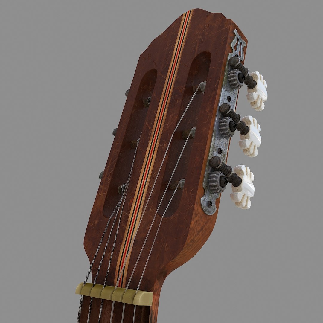 guitar string 3d model