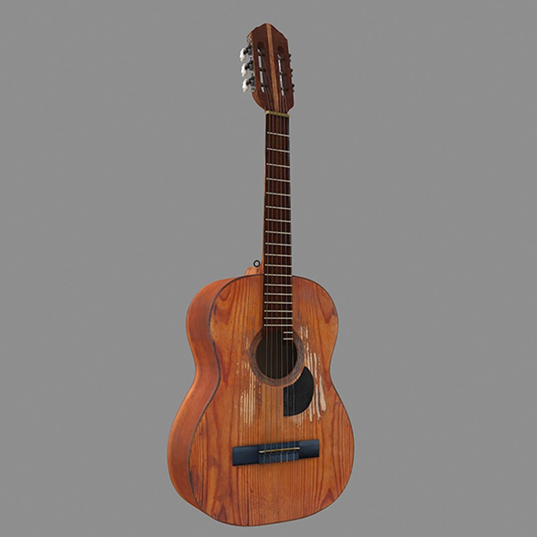 guitar string 3d model