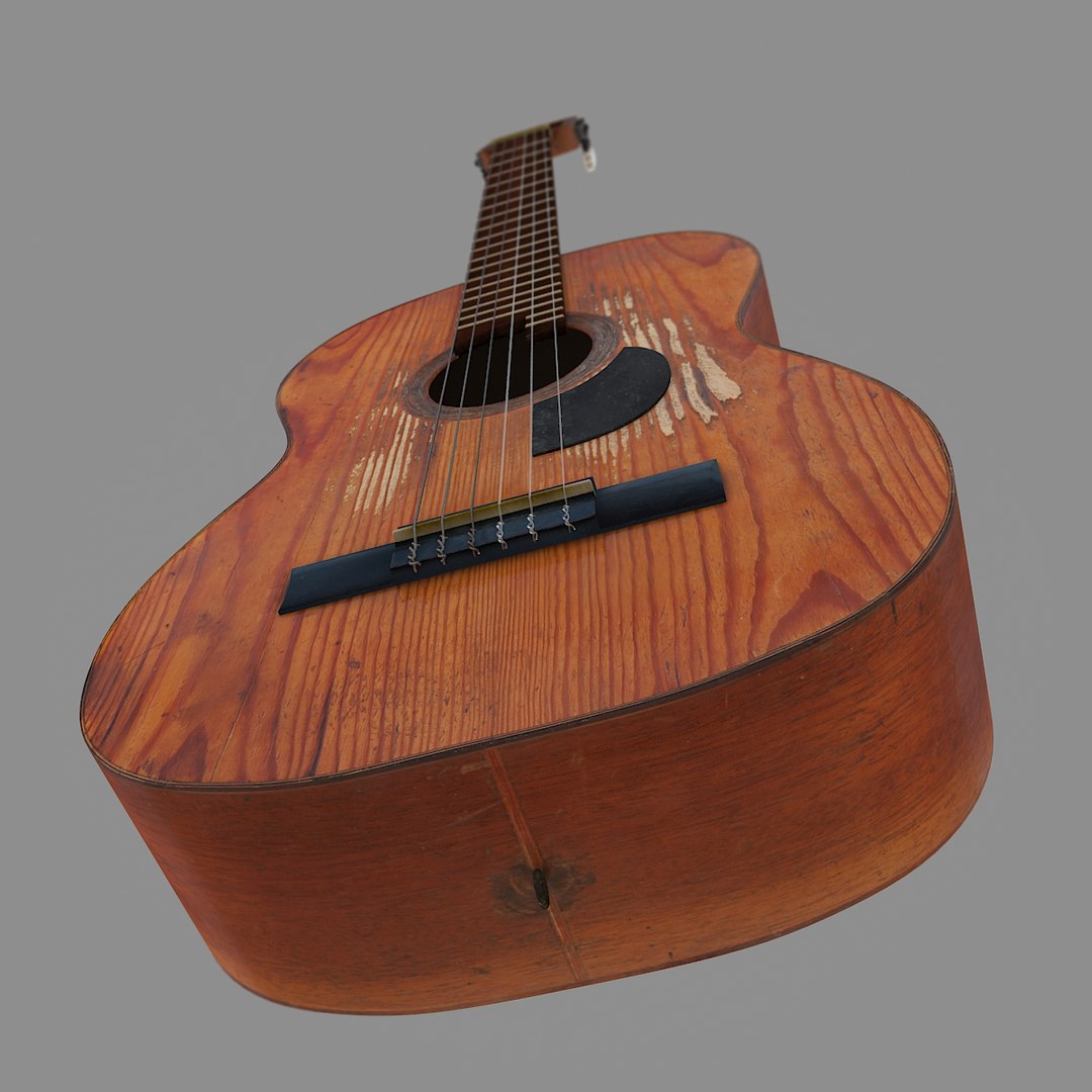 guitar string 3d model