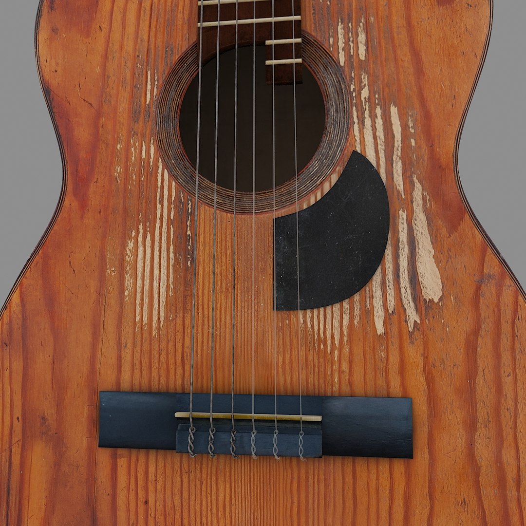 guitar string 3d model