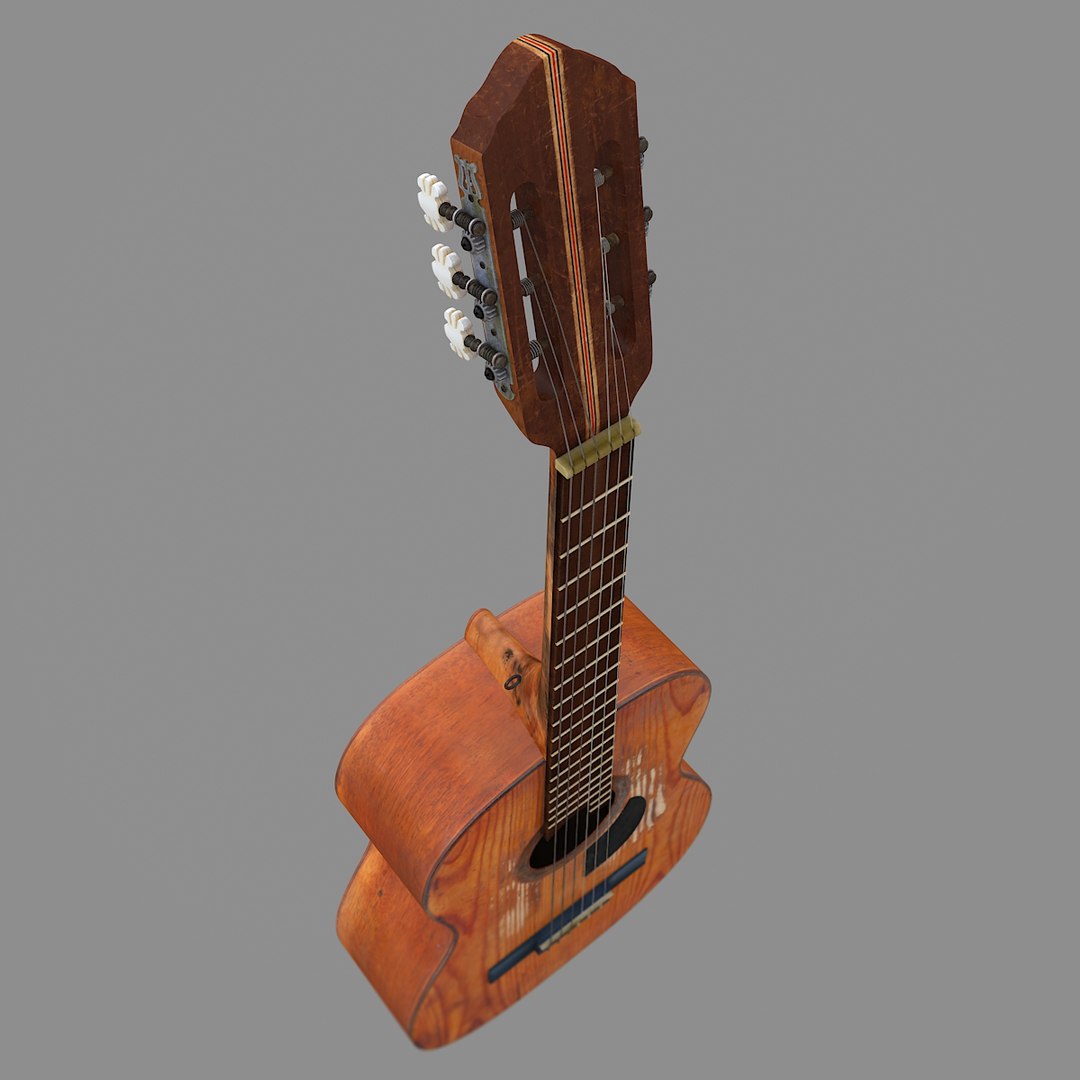 guitar string 3d model