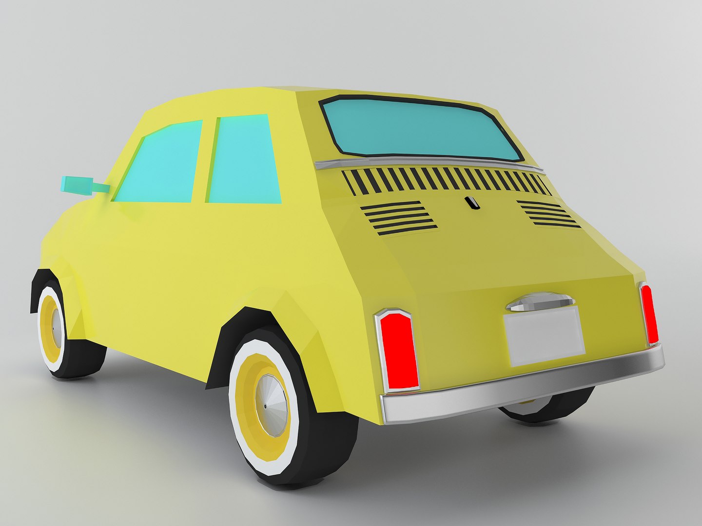 modelo 3d low poly car gratis - TurboSquid 2028944
