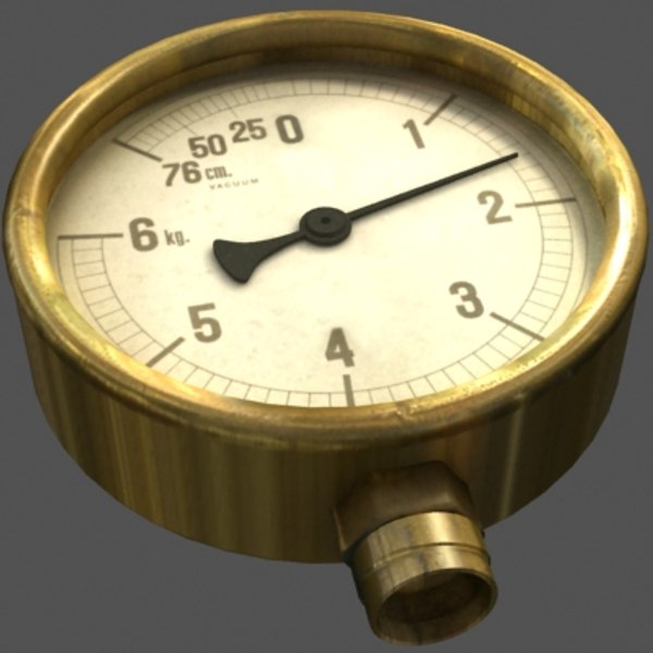Animated Pressure Gauge 3D Models for Download | TurboSquid