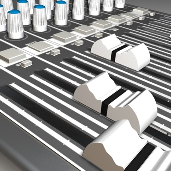 mixing console 3d model