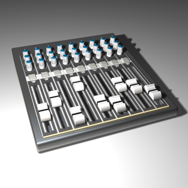 mixing console 3d model