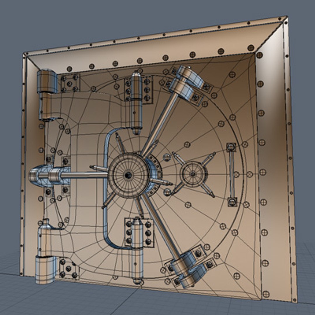 3d Model Bank Vault