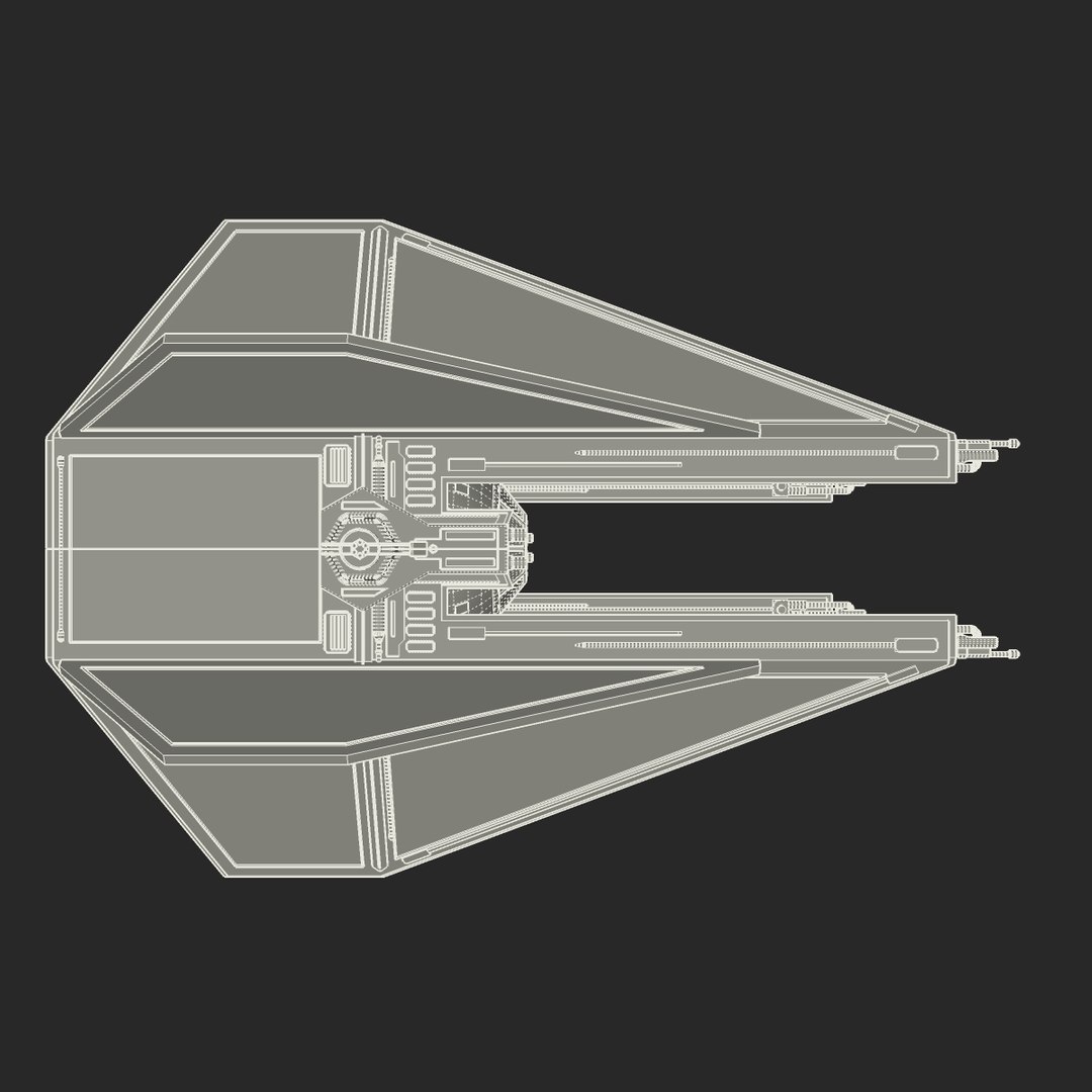 Tie Interceptor Royal Guard 3ds