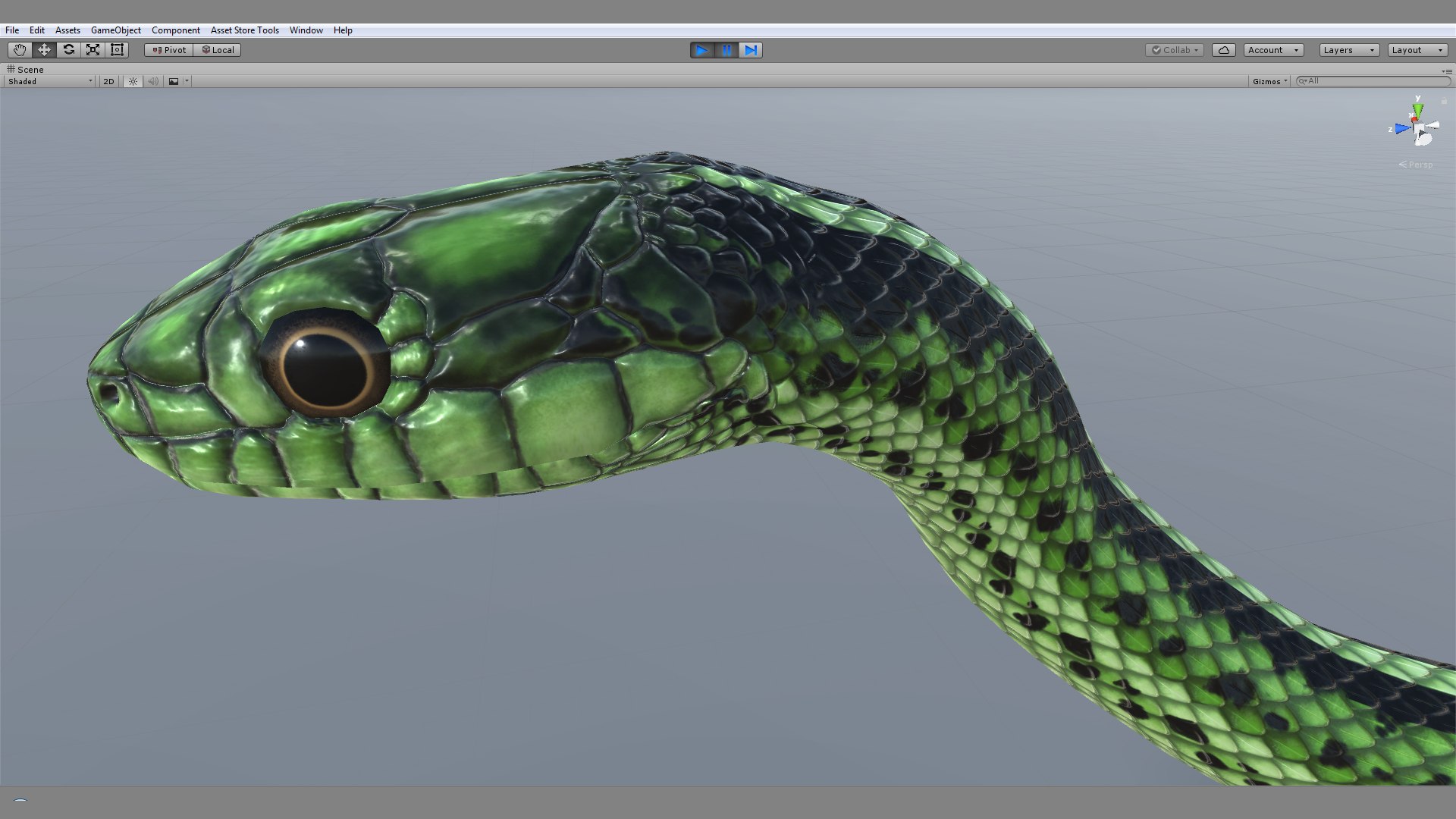 Green Snake Model - TurboSquid 1265391