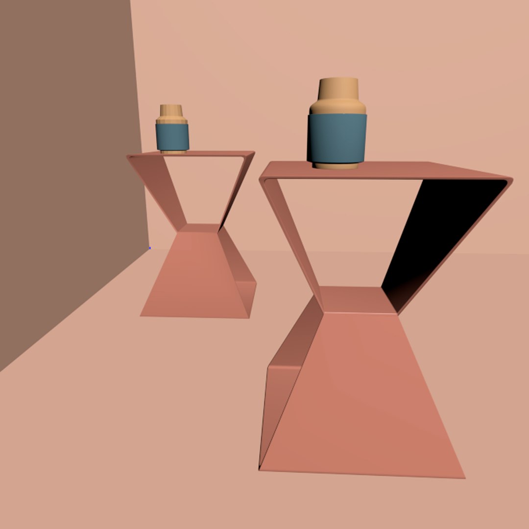 Free Small Table With Vase Decor 3D Model - TurboSquid 2014320