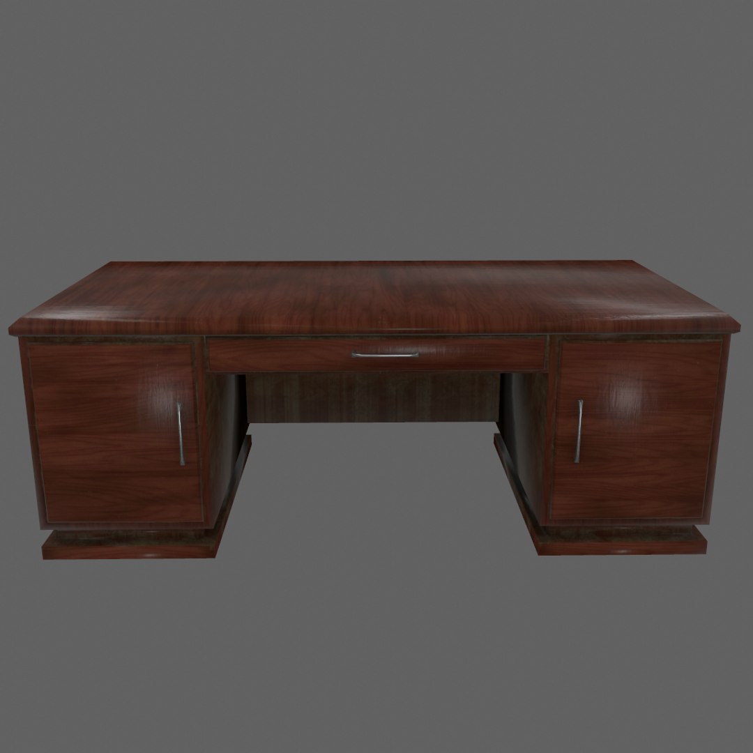 3D model desk 2 - TurboSquid 1288545