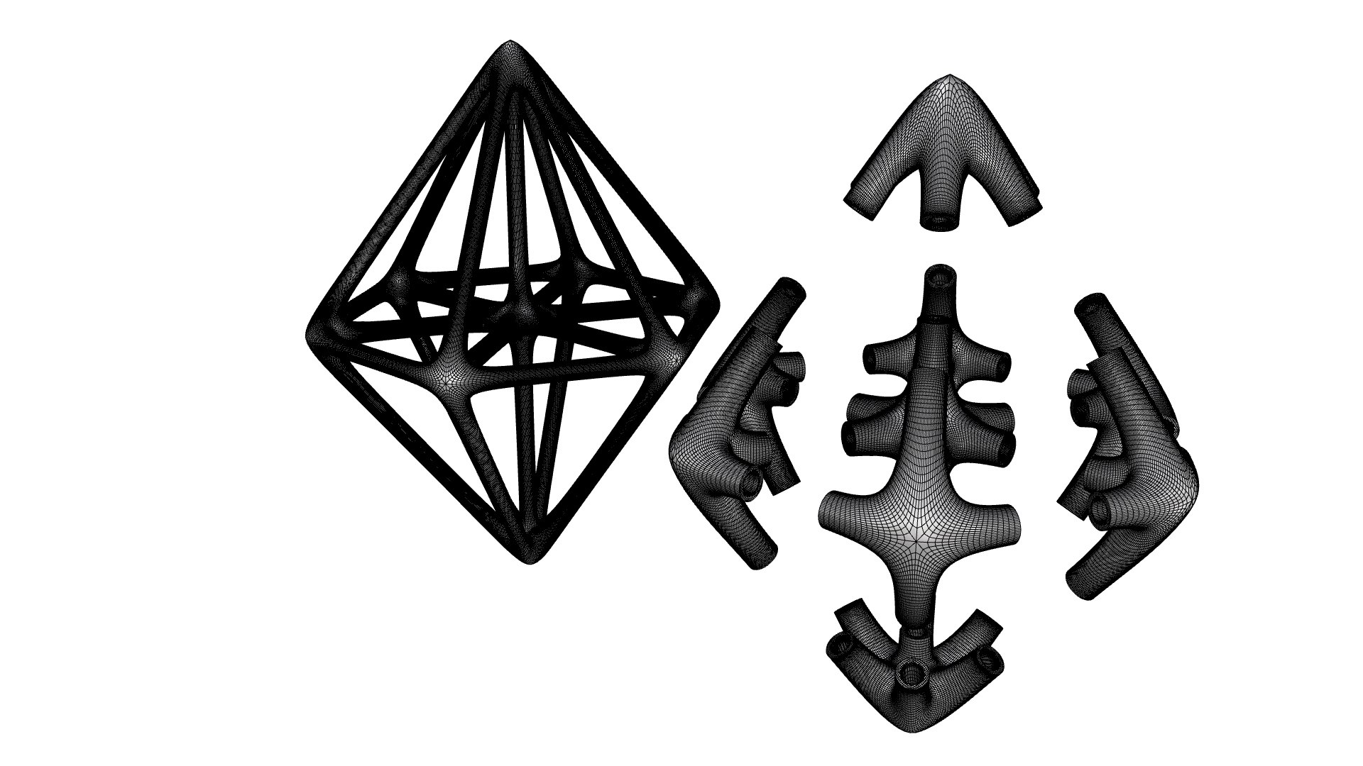 Math Sci-Fi Geometry 13 3D Model - TurboSquid 2196917