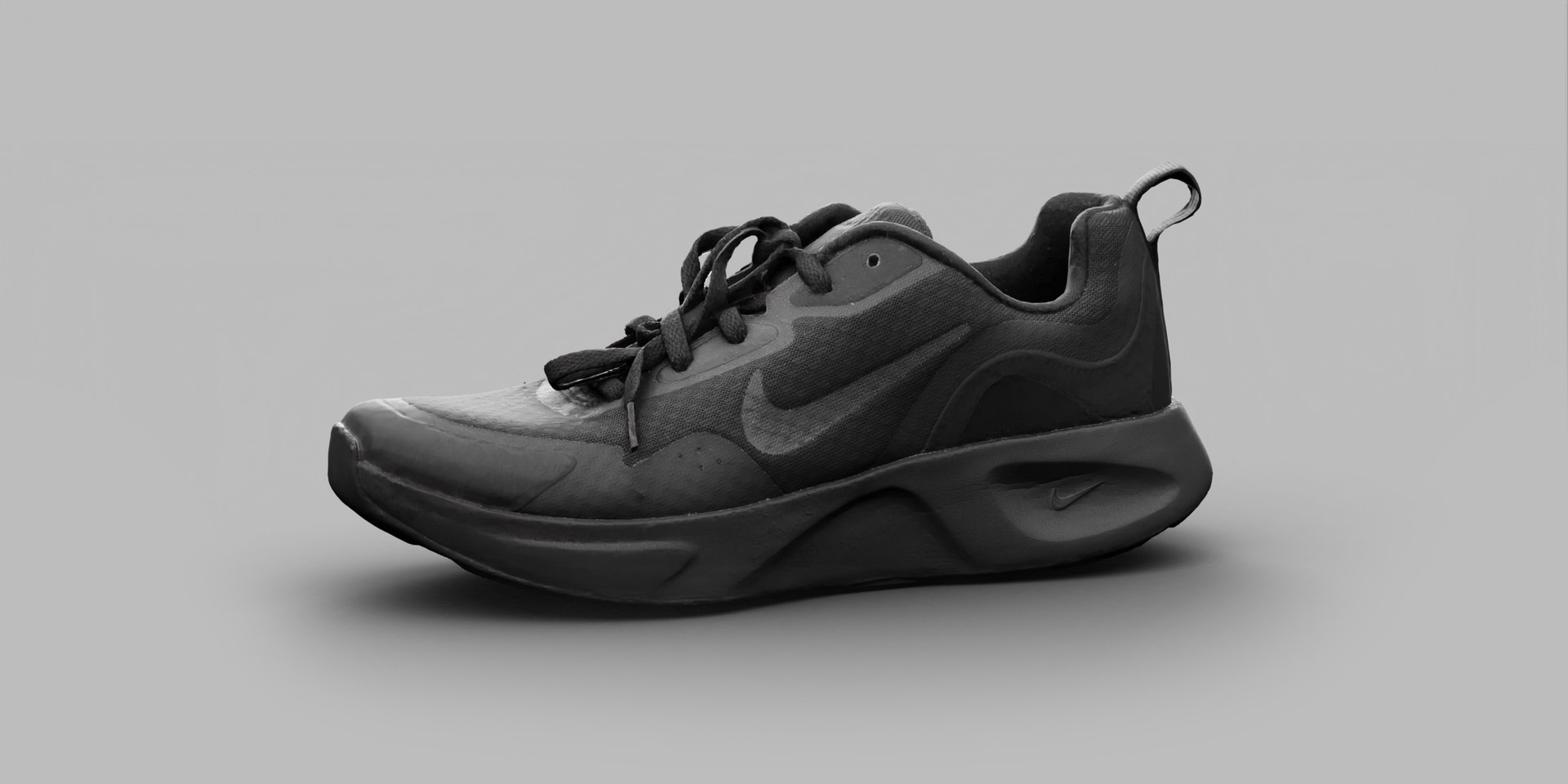 Hyper Realistic Nike Wearallday Sports Shoe High And Low Poly 3D ...