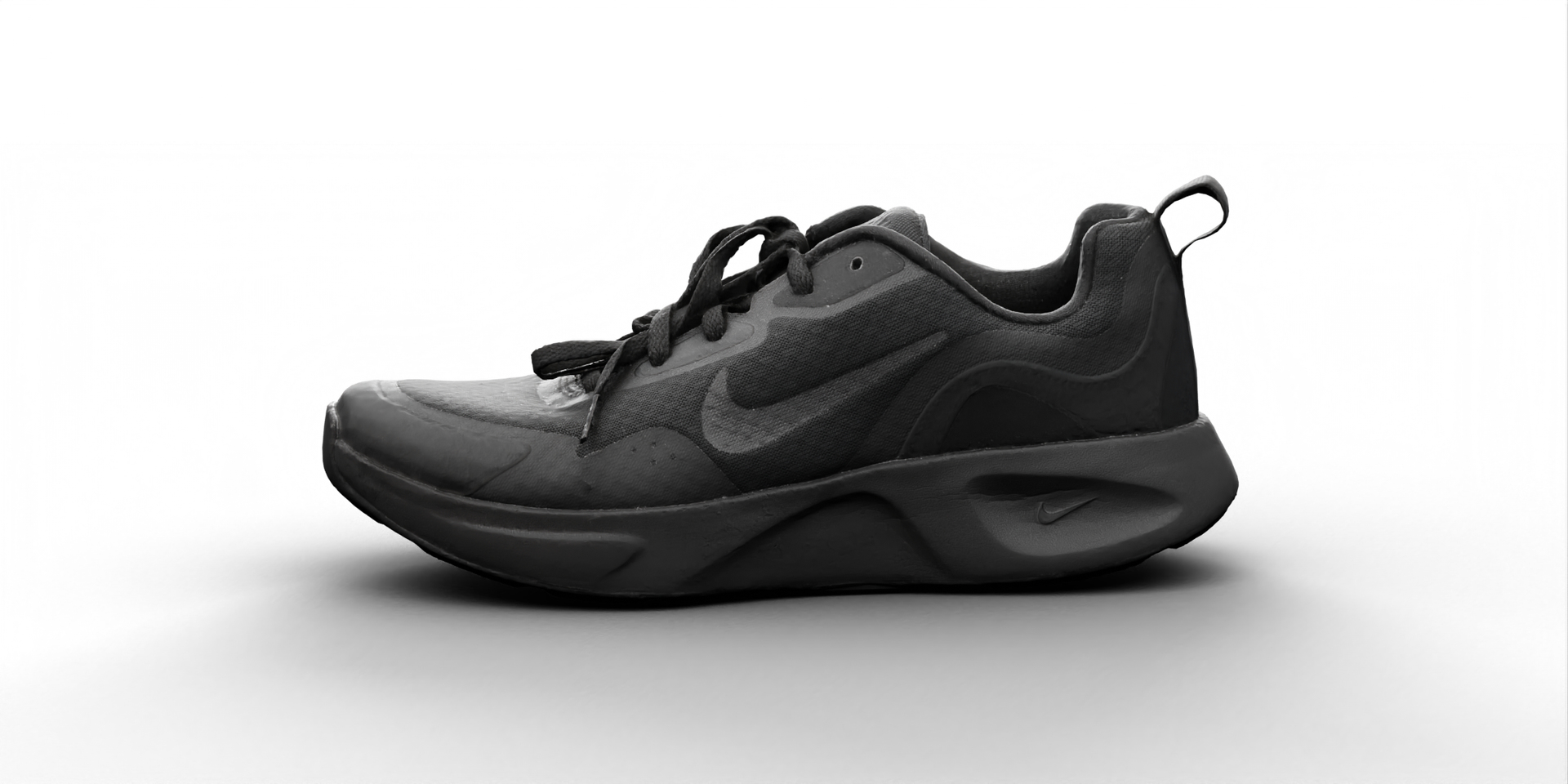 Hyper Realistic Nike Wearallday Sports Shoe High and Low Poly 3D ...