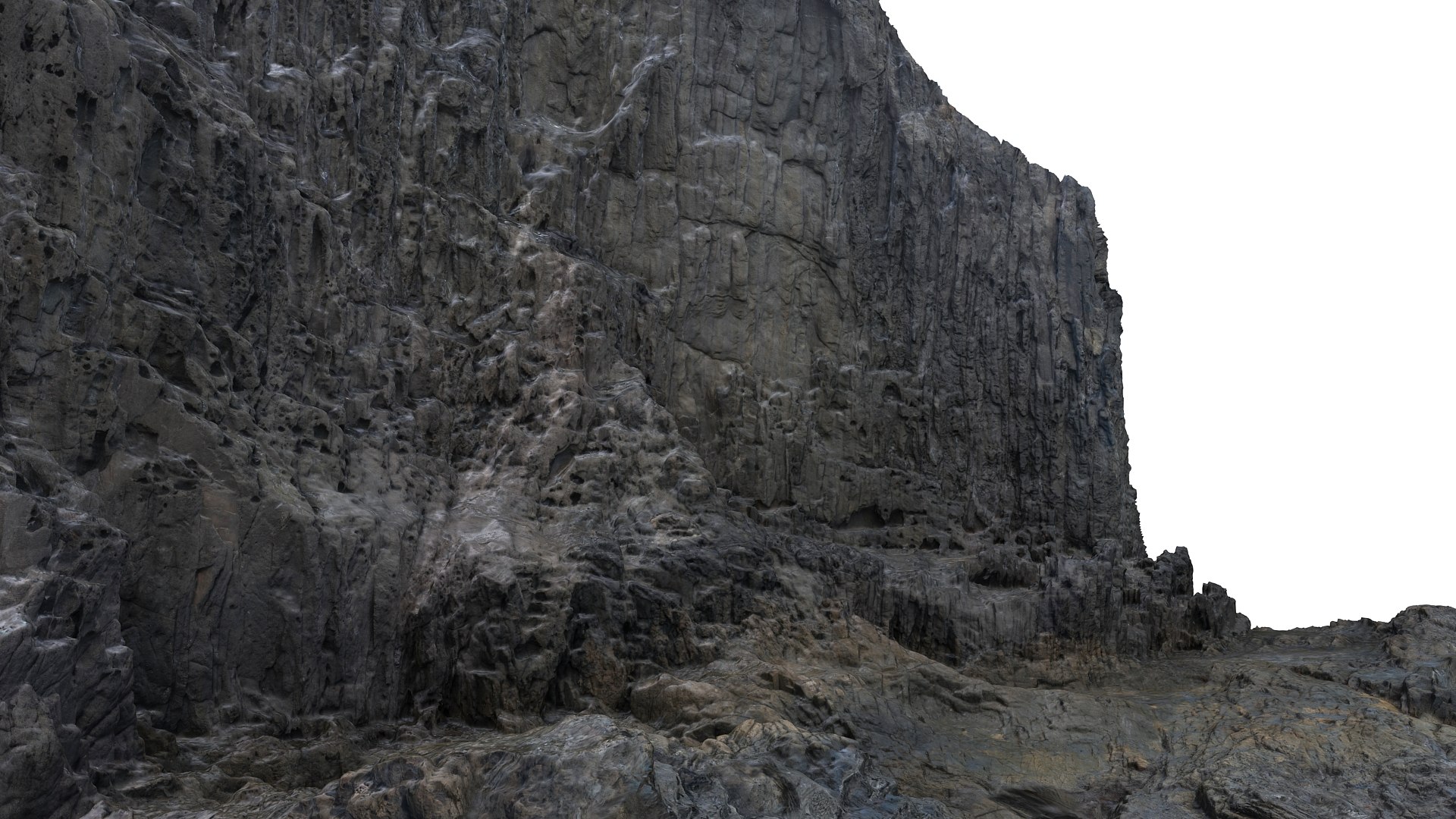 3d Max Black Cliffs 16k