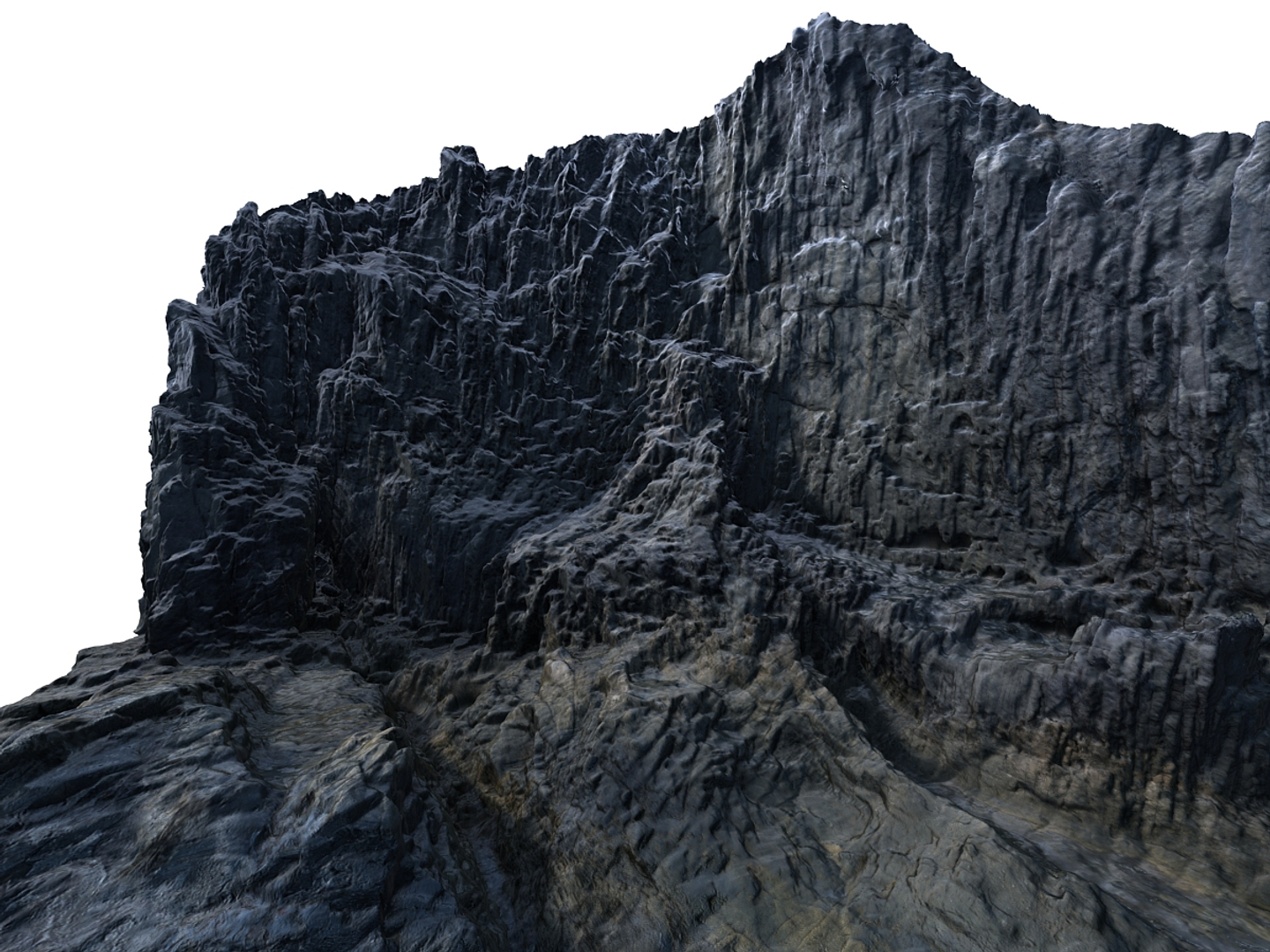 3d Max Black Cliffs 16k