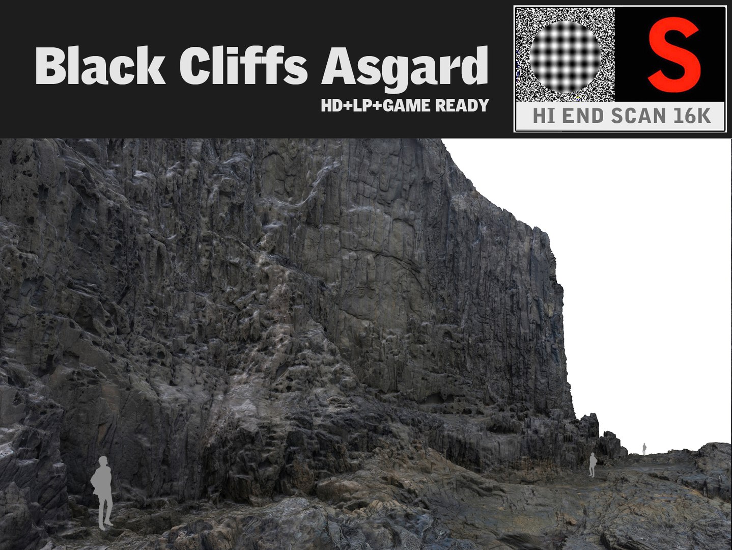 3d Max Black Cliffs 16k