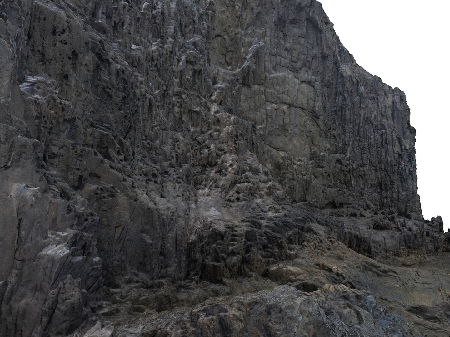 3d Max Black Cliffs 16k