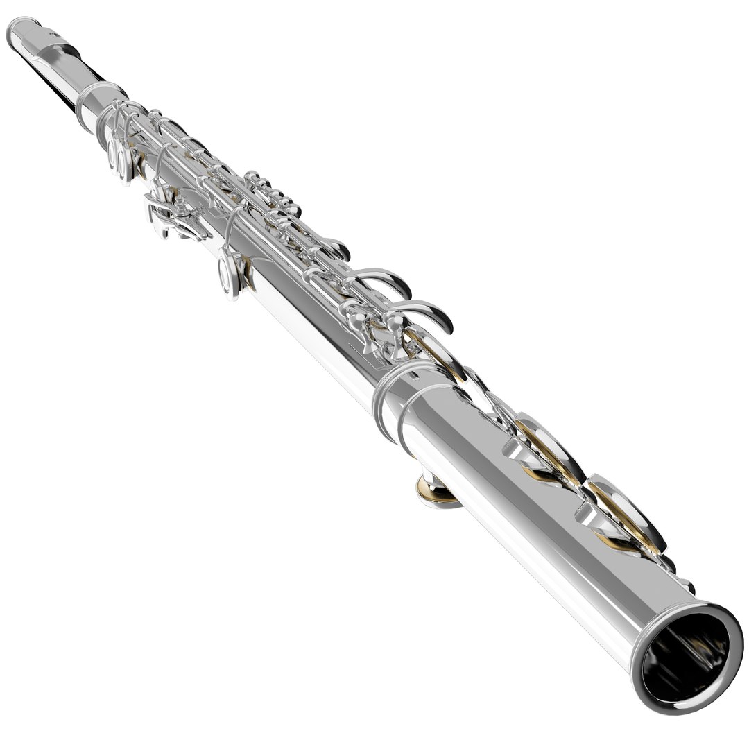 Flute Brass 3d Max
