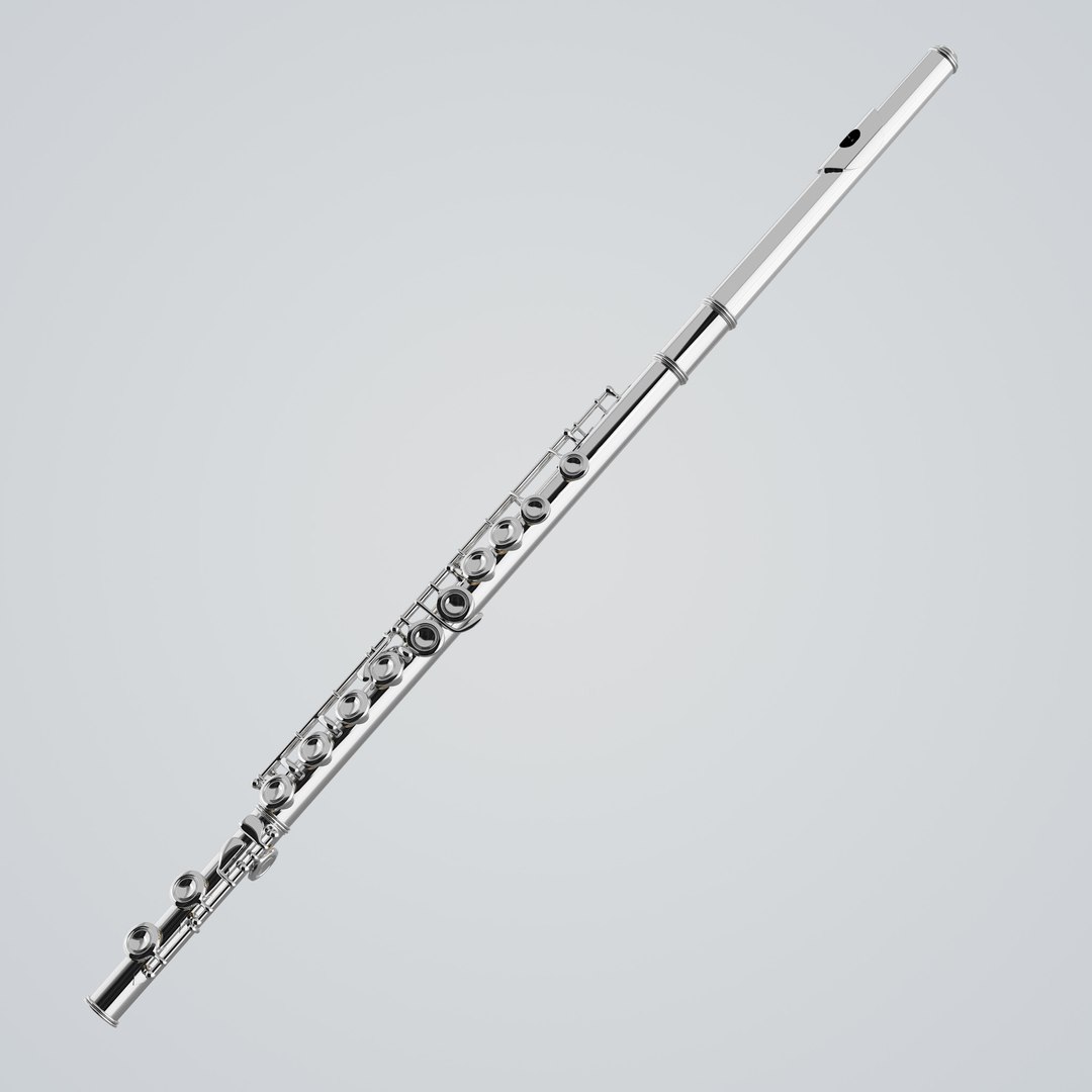 Flute Brass 3d Max