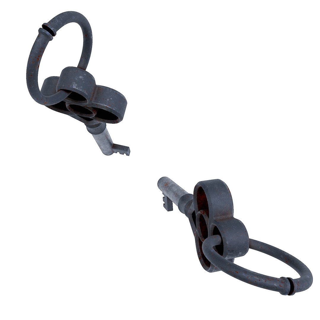 Antique key 3D model - TurboSquid 1982397