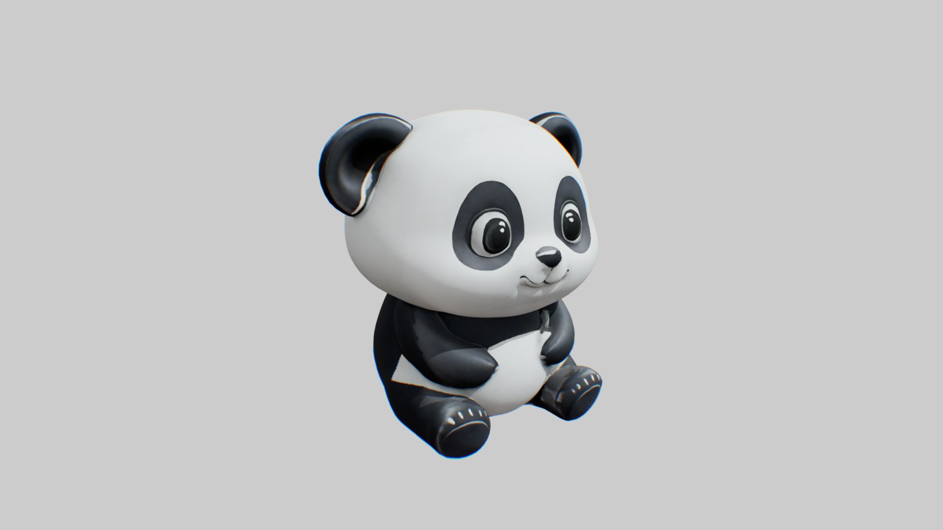 3D Cuddle Panda Bear Model - TurboSquid 2330822
