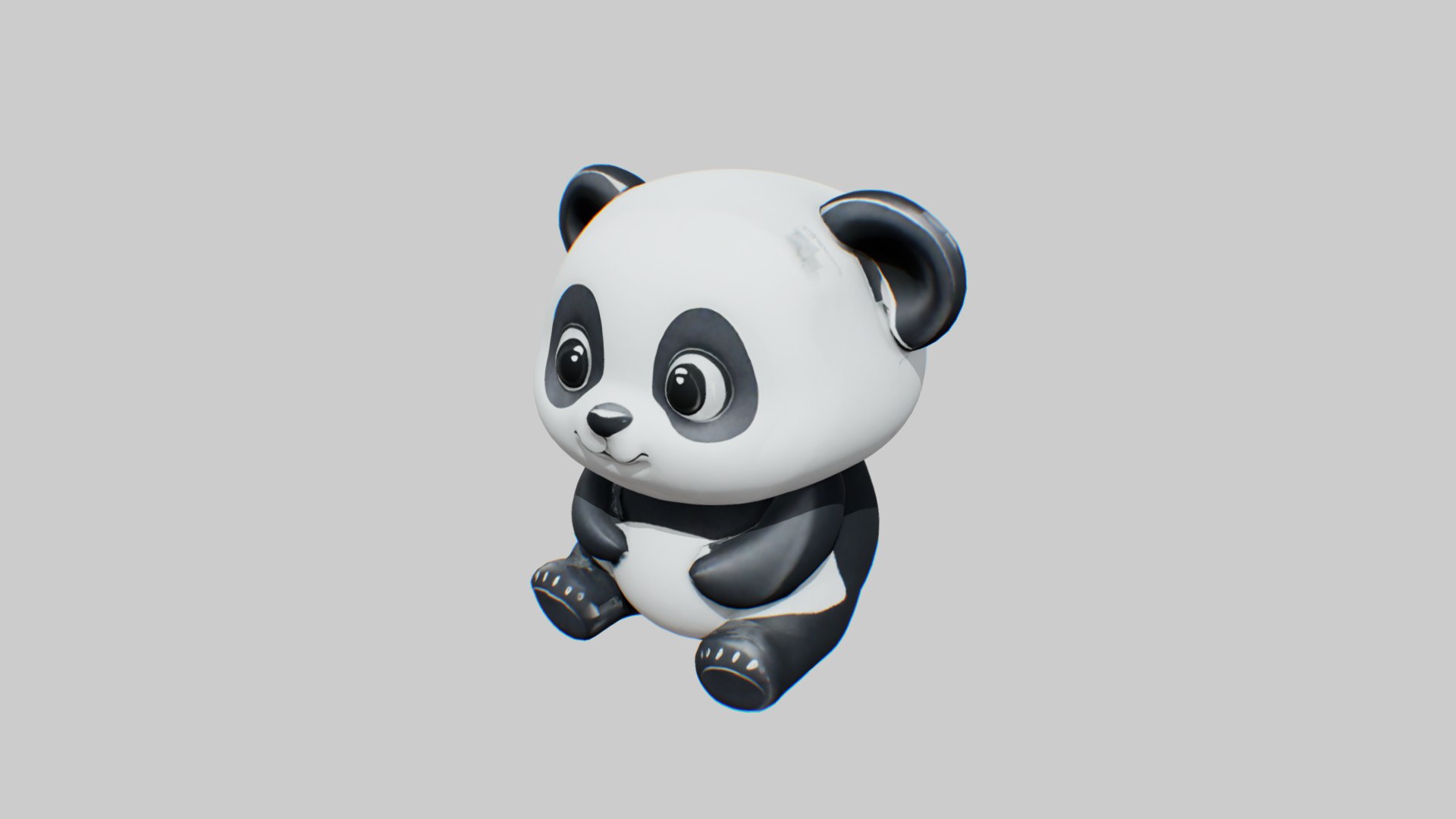 3D Cuddle Panda Bear Model - TurboSquid 2330822