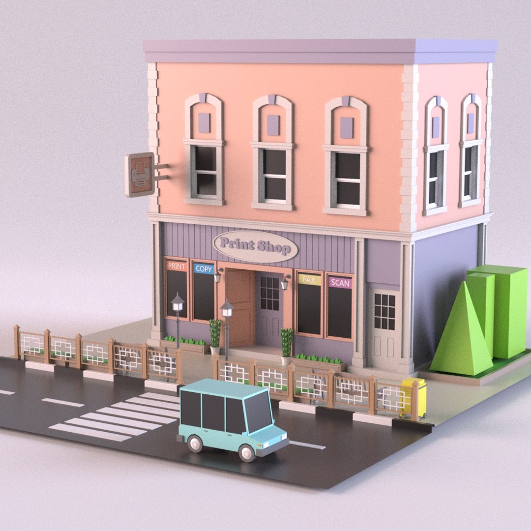 3D Printshop 01 - TurboSquid 1497187