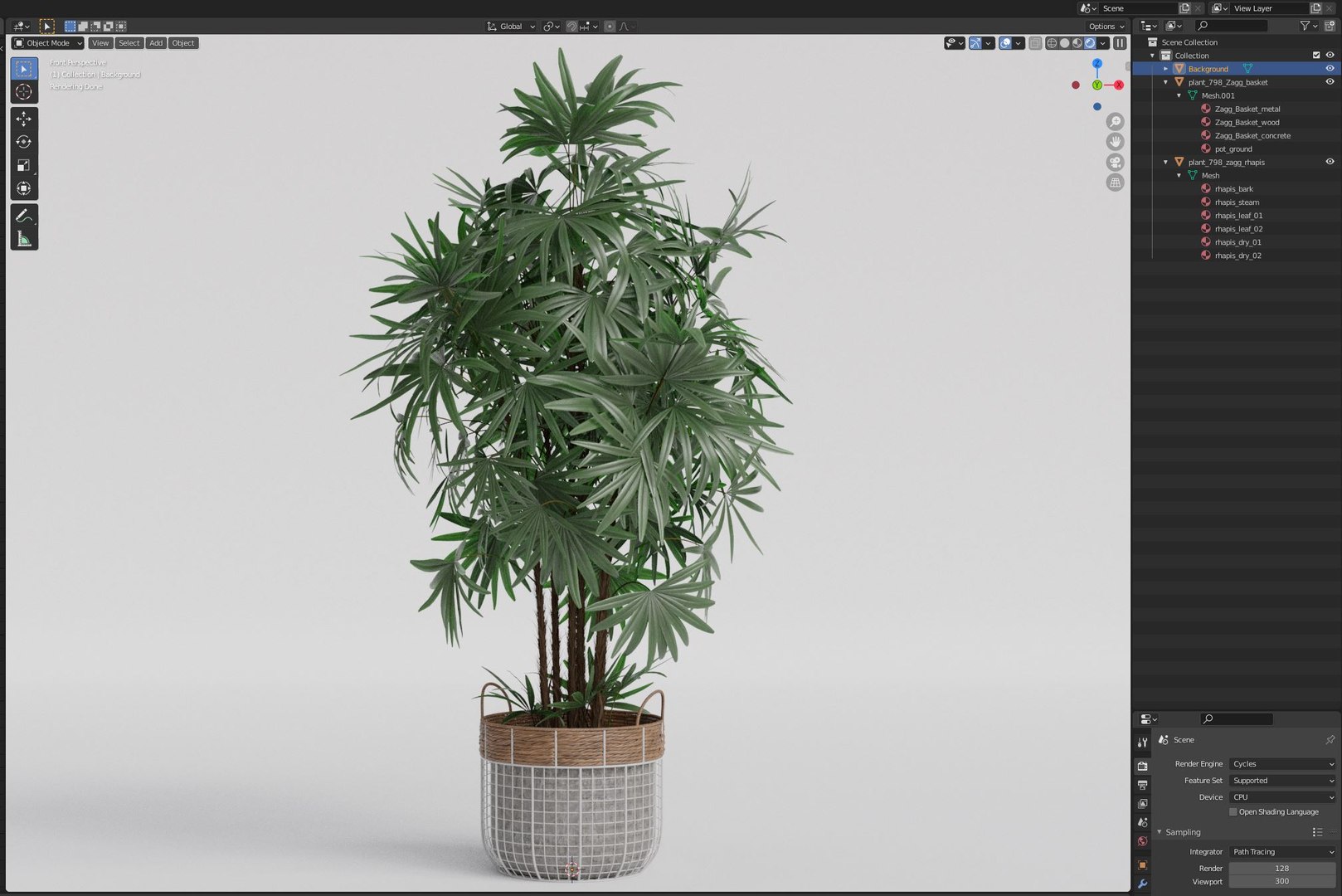 Plants Collection 798 3D Model - TurboSquid 1963617