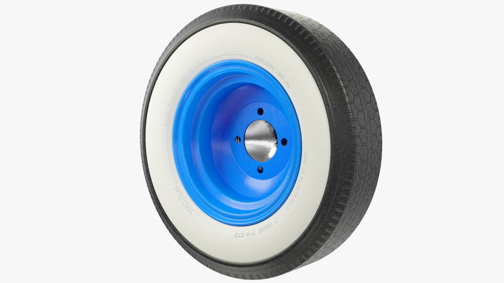 Retro Car Wheel V2 3D Model - TurboSquid 2028000