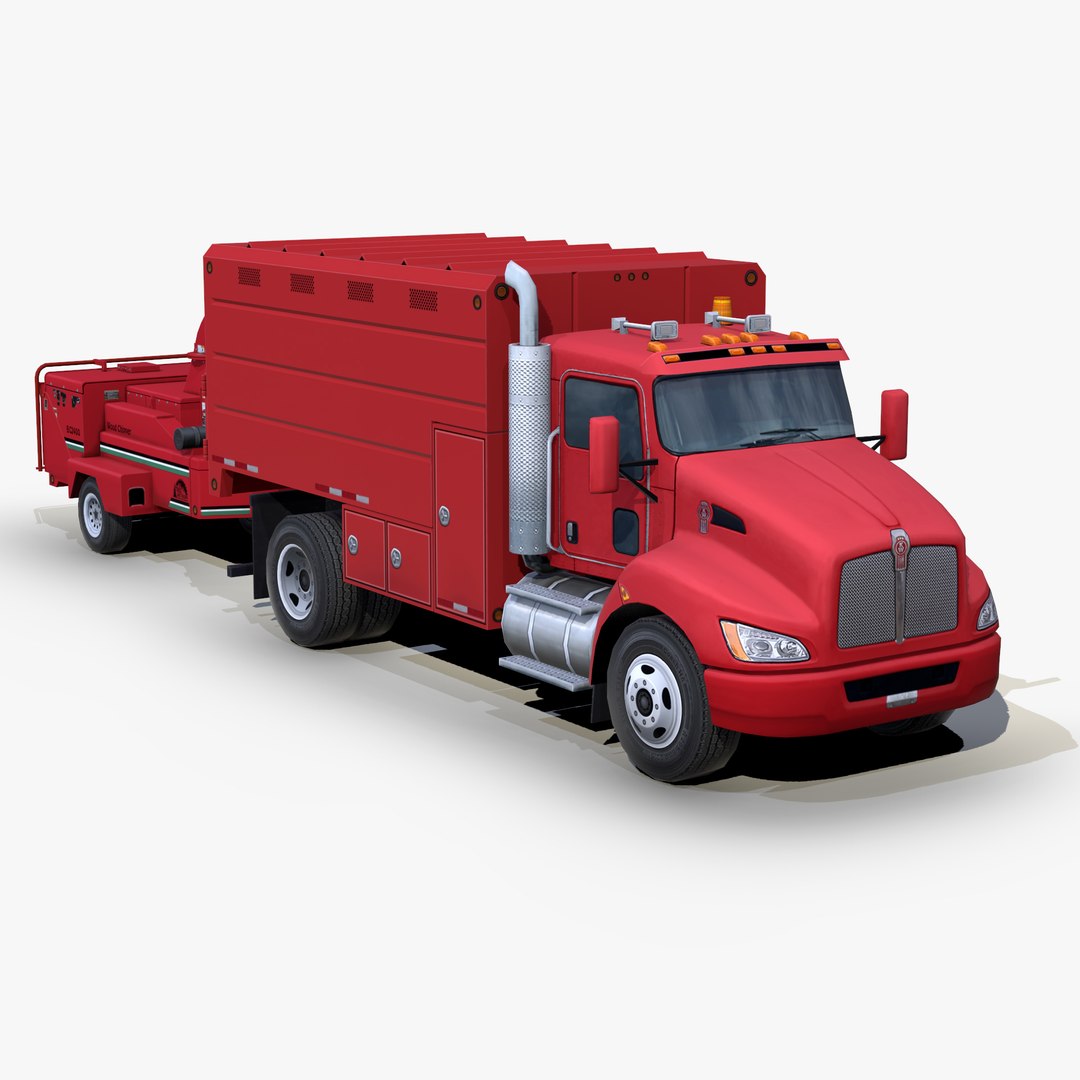 3D model Kenworth T370 2012 Chipper truck s01 - TurboSquid 2139939