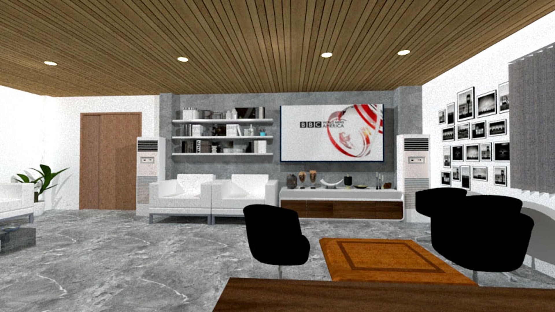 Office Interior On 5th Floor 3D 3D Model - TurboSquid 2153170