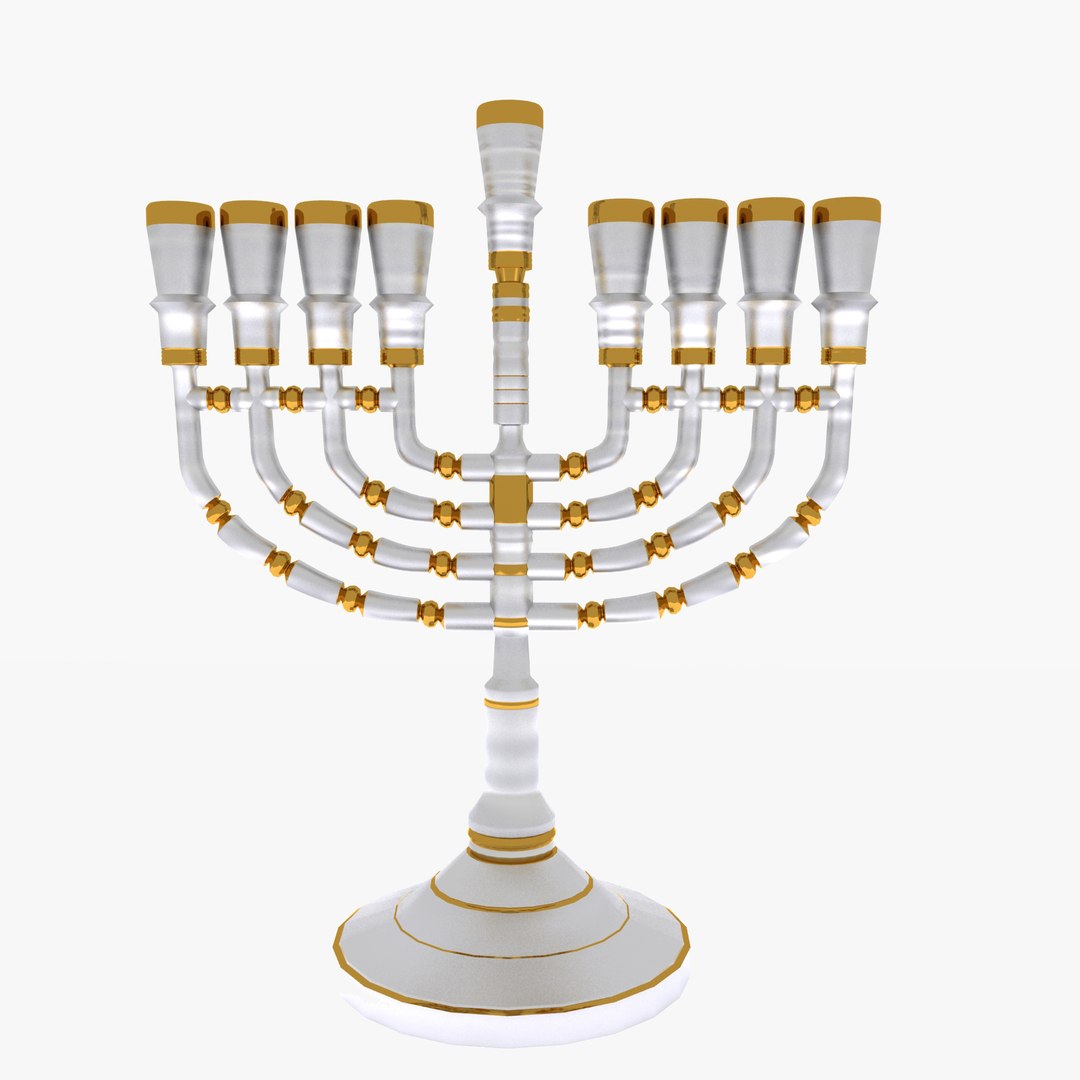 3d menorah