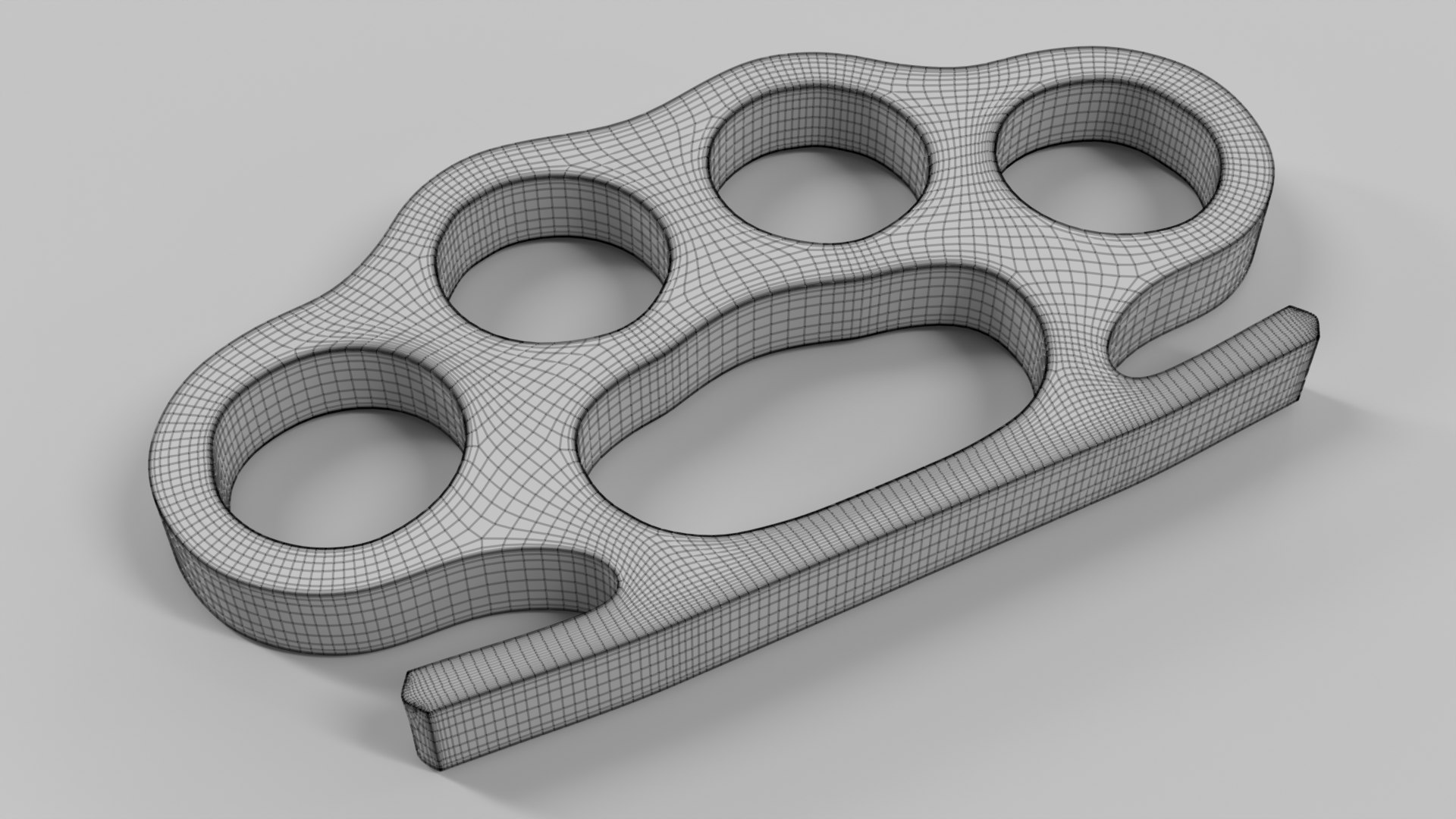 Brass Knuckles Silver 3D Model - TurboSquid 2288613