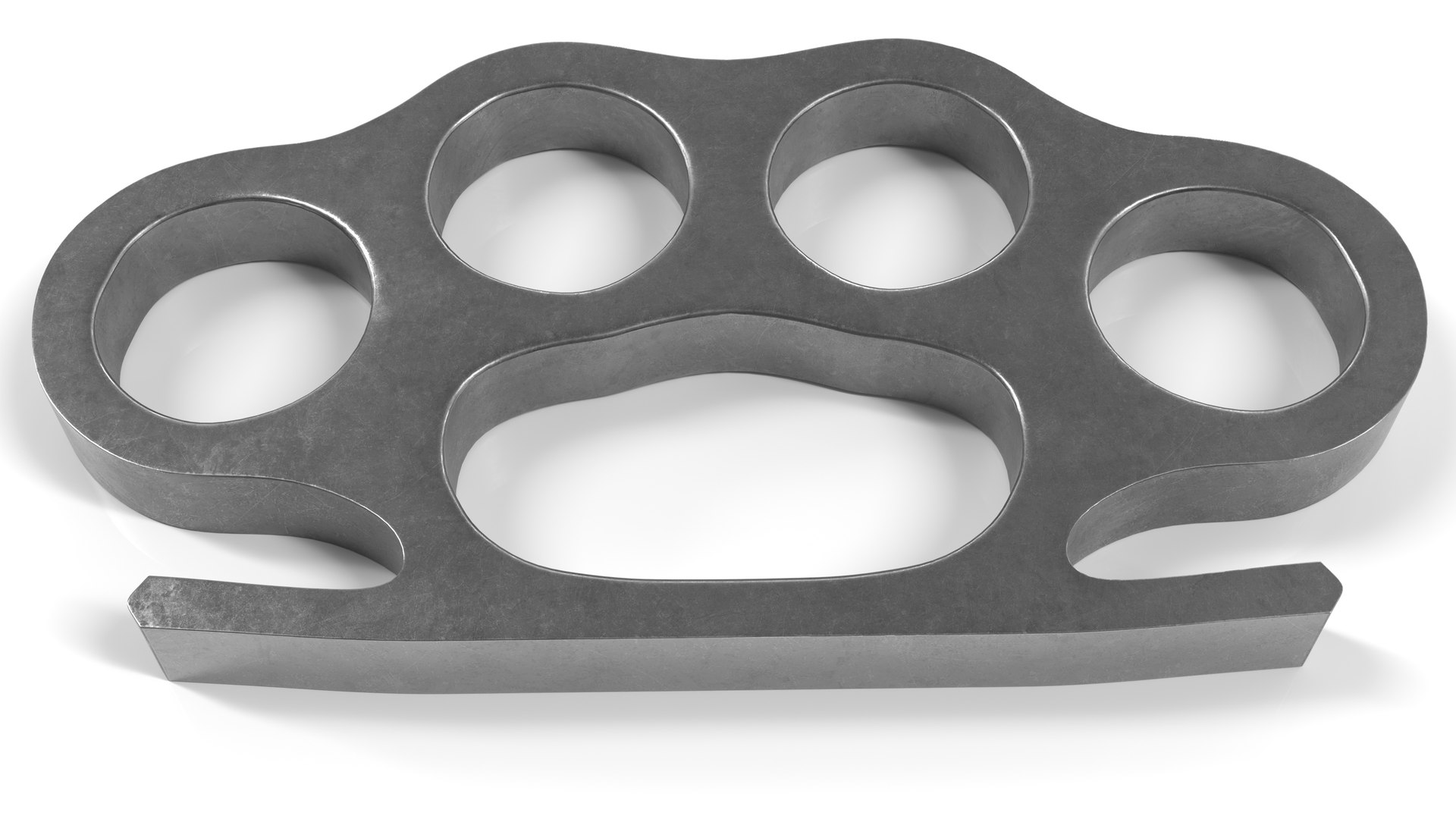 Brass Knuckles Silver 3D Model - TurboSquid 2288613