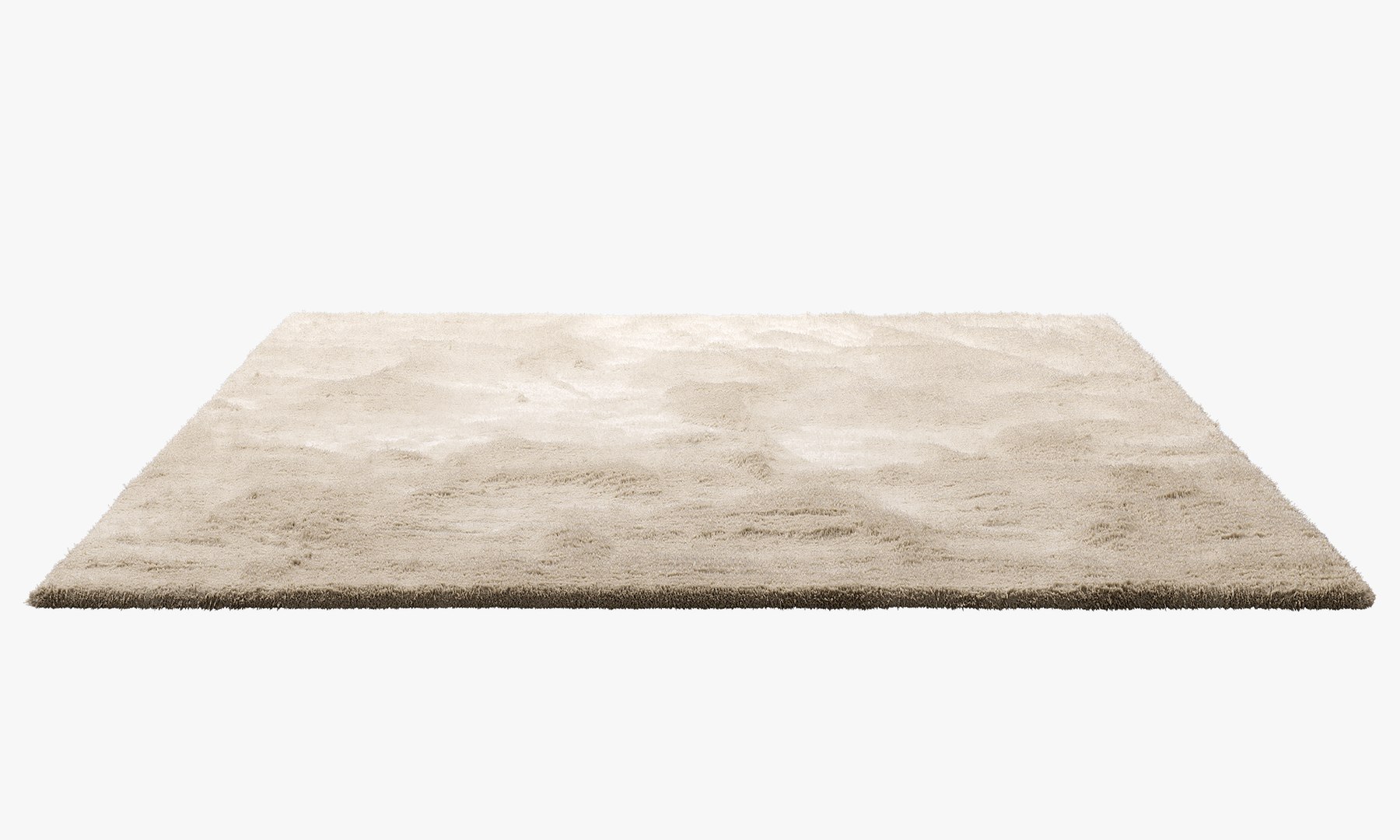 3D Benuta Dave Rectangular Fur Rug 3 Colors Model - TurboSquid 2270158