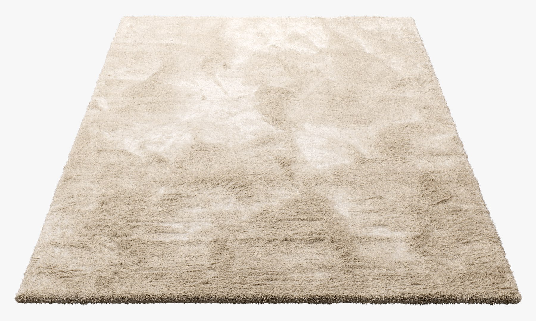 3D Benuta Dave Rectangular Fur Rug 3 Colors Model - TurboSquid 2270158