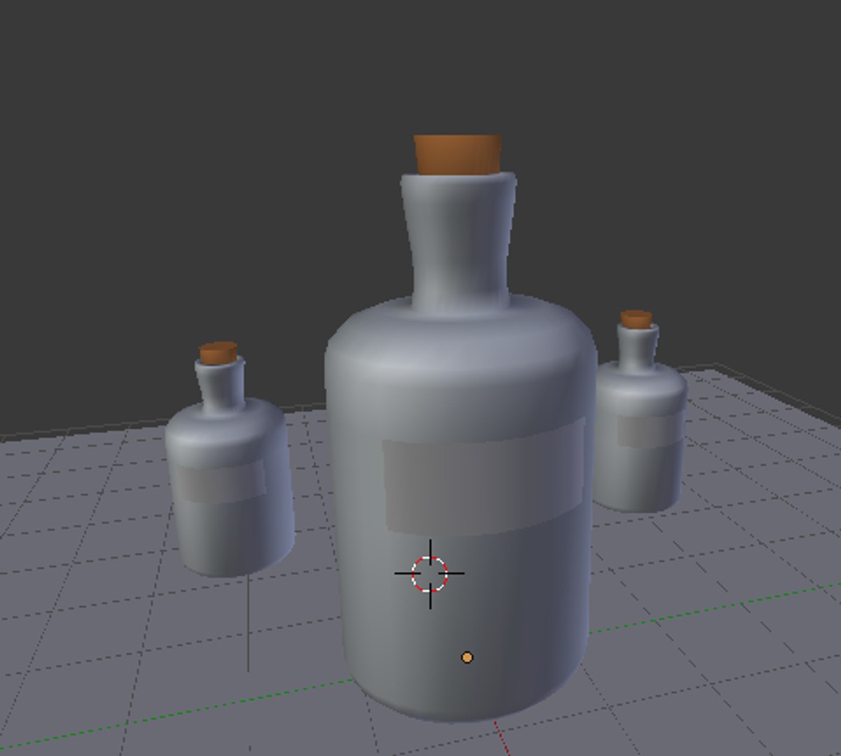 Free Obj Model Potion Bottles