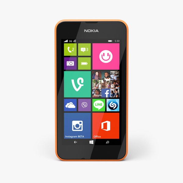 3d model nokia lumia 530