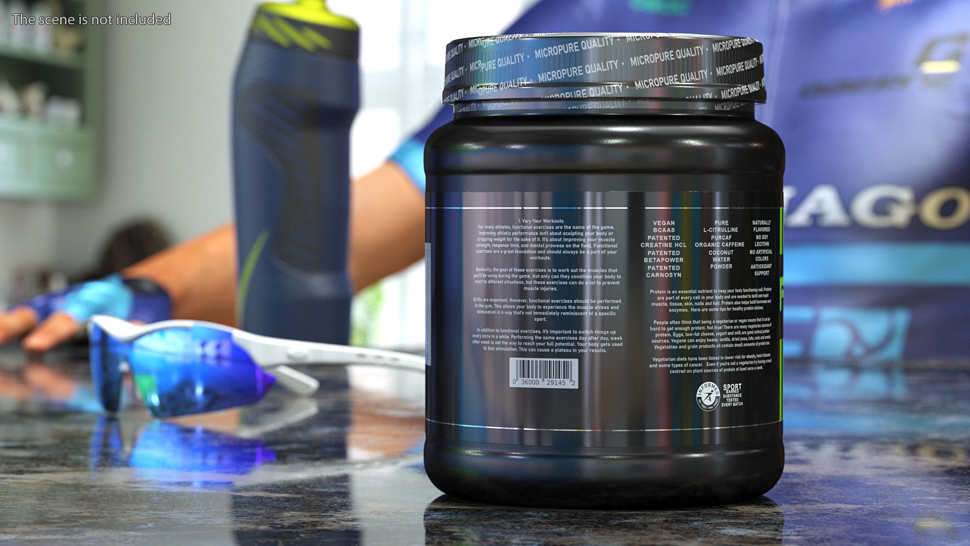 3D Kaged Muscle PRE KAGED Premium Pre Workout Model - TurboSquid 1768909