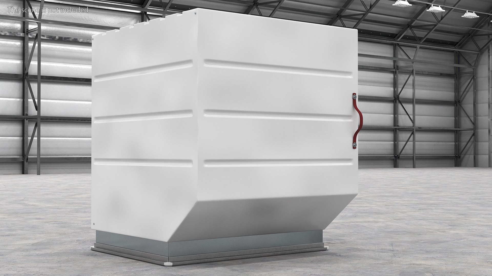 3D Air Cargo ULD Container LD 2 White Model - TurboSquid 2083383