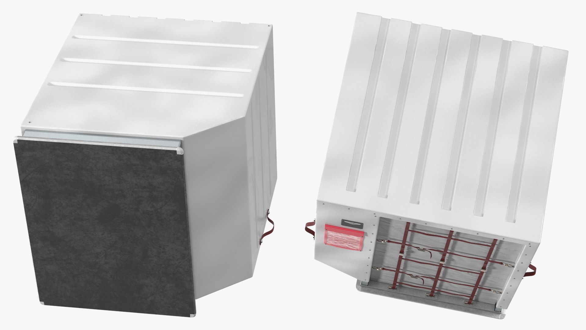 3D Air Cargo ULD Container LD 2 White Model - TurboSquid 2083383