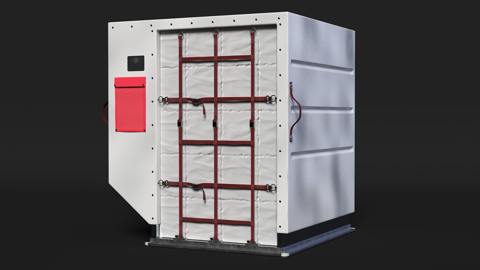 3D Air Cargo ULD Container LD 2 White Model - TurboSquid 2083383