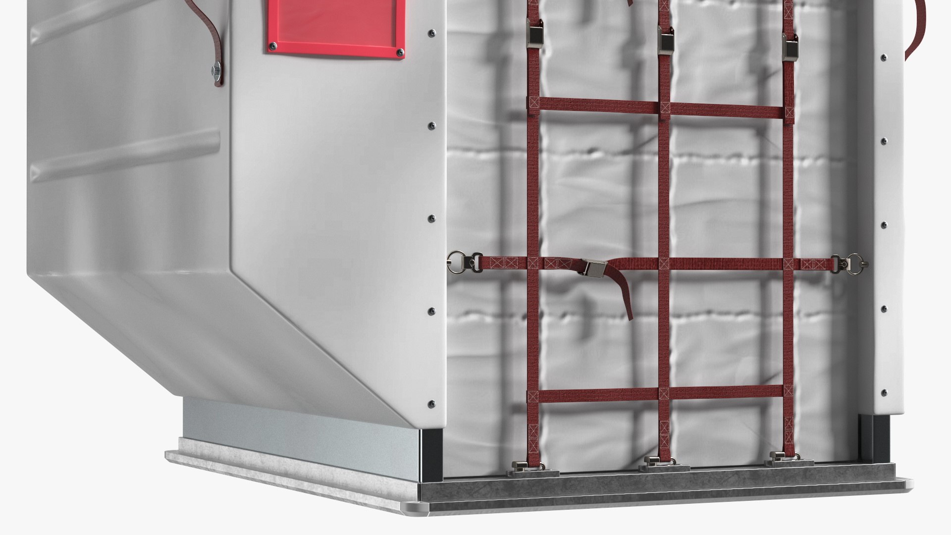 3D Air Cargo ULD Container LD 2 White model - TurboSquid 2083383