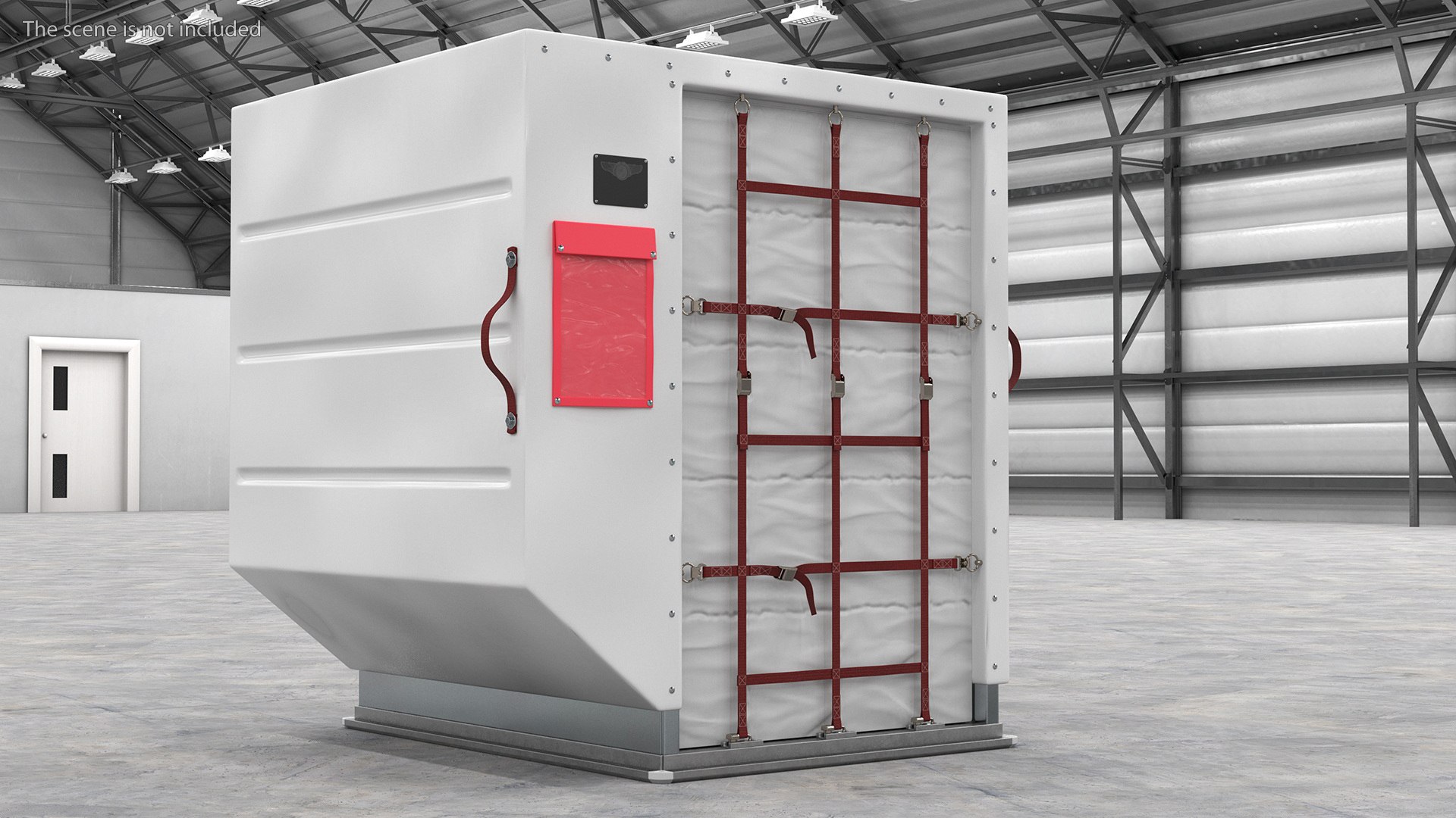 3D Air Cargo ULD Container LD 2 White Model - TurboSquid 2083383