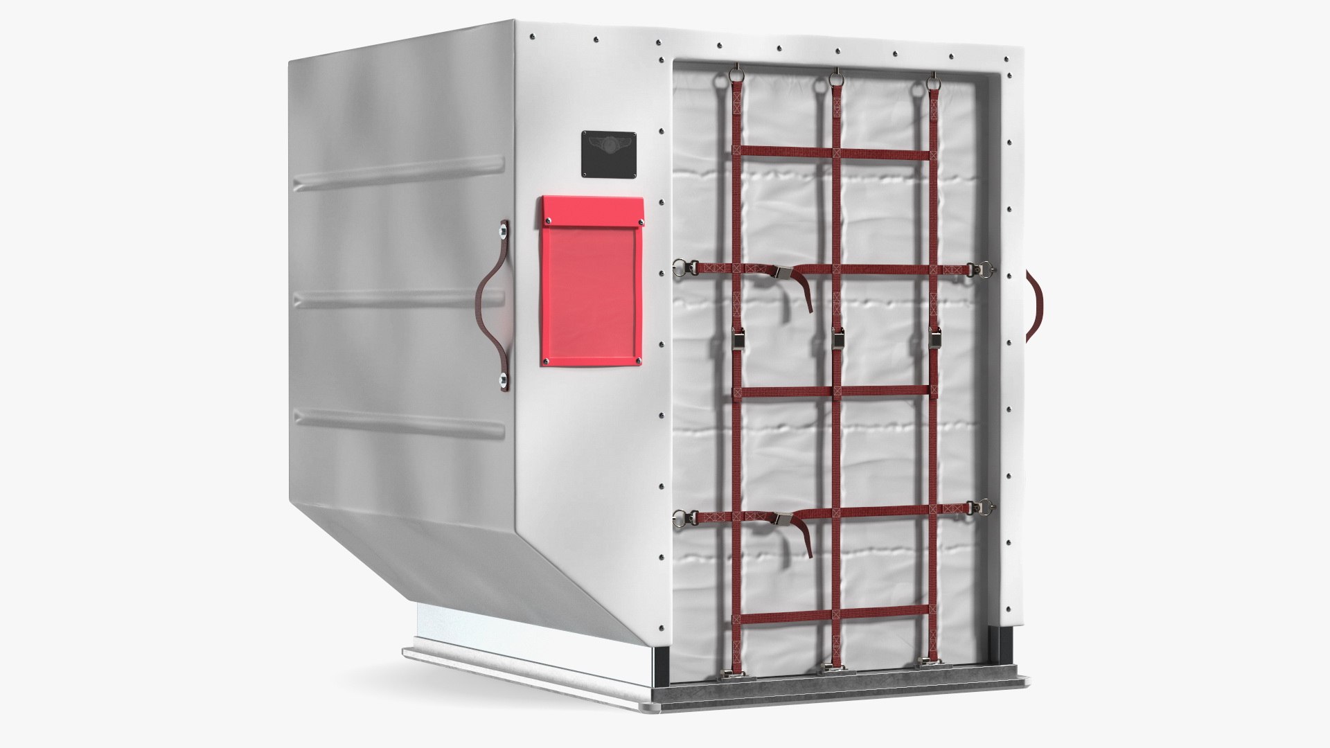 3D Air Cargo ULD Container LD 2 White Model - TurboSquid 2083383