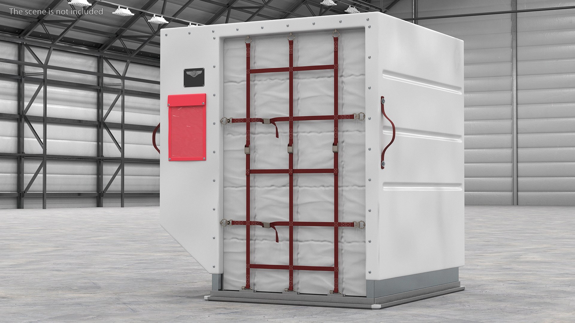 3D Air Cargo ULD Container LD 2 White Model - TurboSquid 2083383