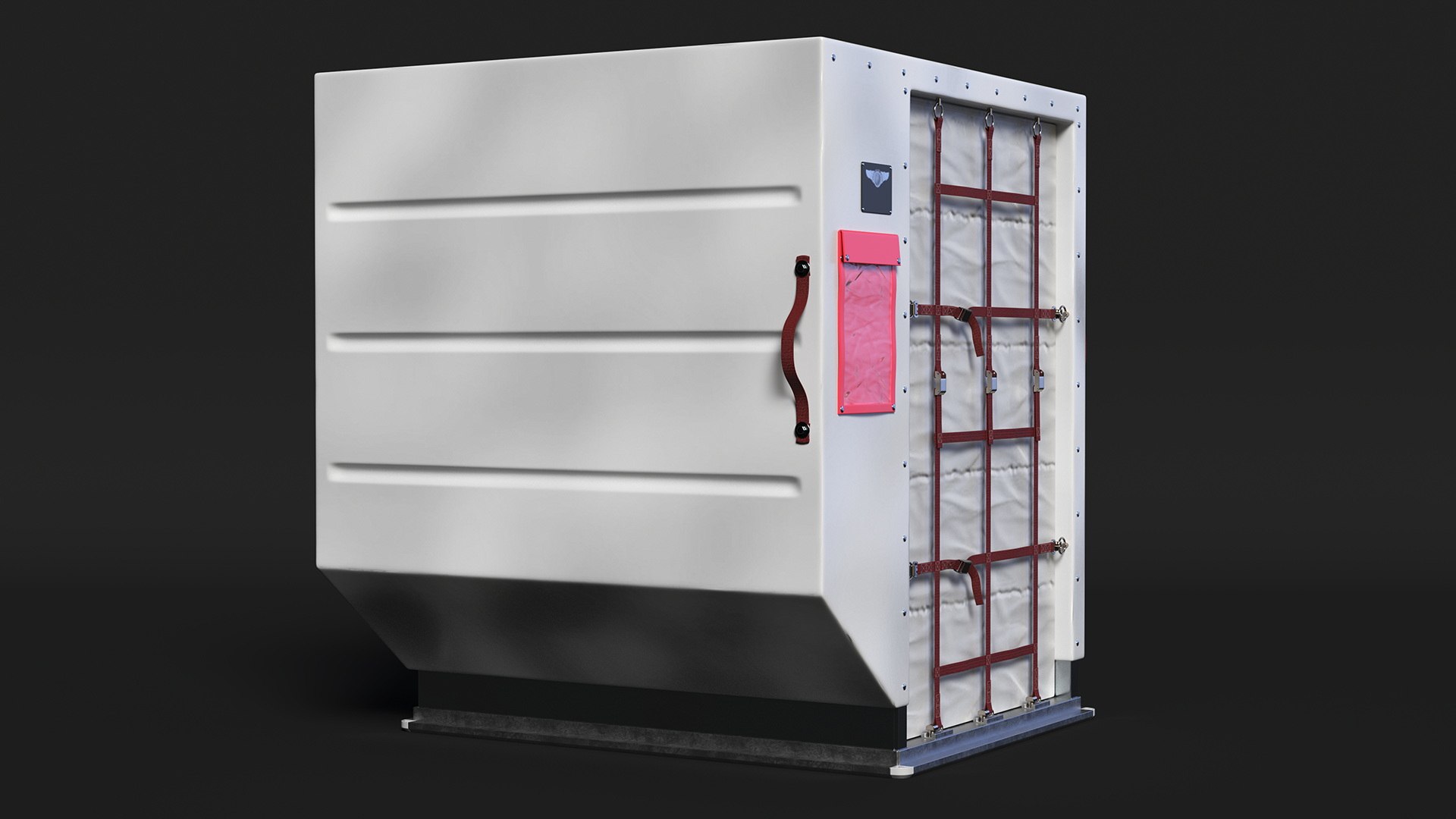 3D Air Cargo ULD Container LD 2 White Model - TurboSquid 2083383