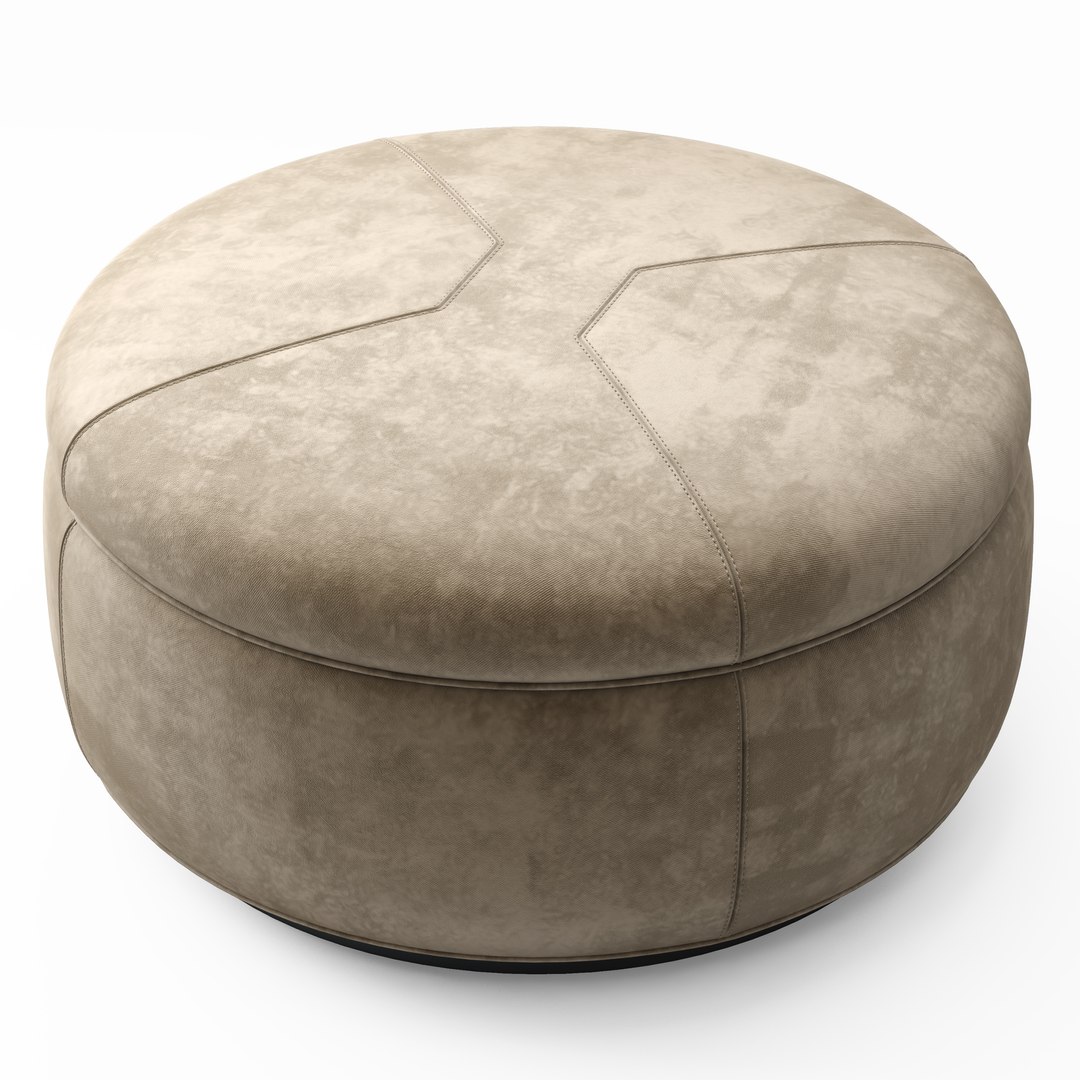 3D Minotti Tuffet Pouf - TurboSquid 1798315