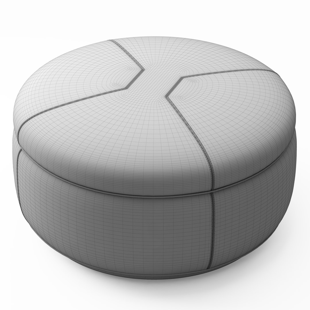3D Minotti Tuffet Pouf - TurboSquid 1798315